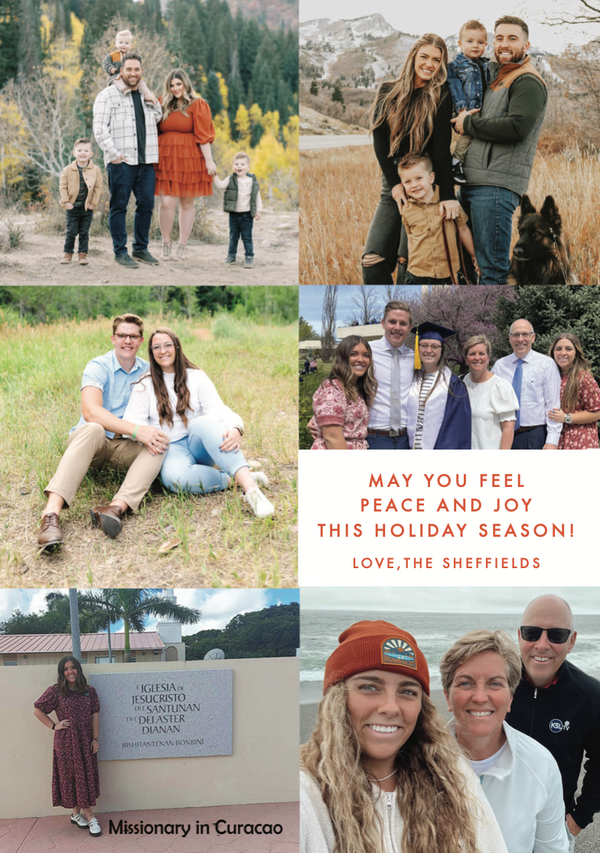 Holiday Card Back//Sheffield - Stone Mountain Press