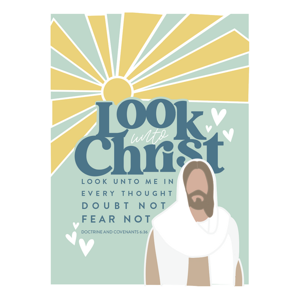 2025 Youth Theme/Look Unto Christ/Printable - Stone Mountain Press