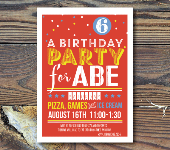 Farewell Pizza Party Invitation